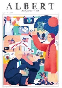 Cat on a Book - Albert - One Year of Illustrated News - ed. 2021